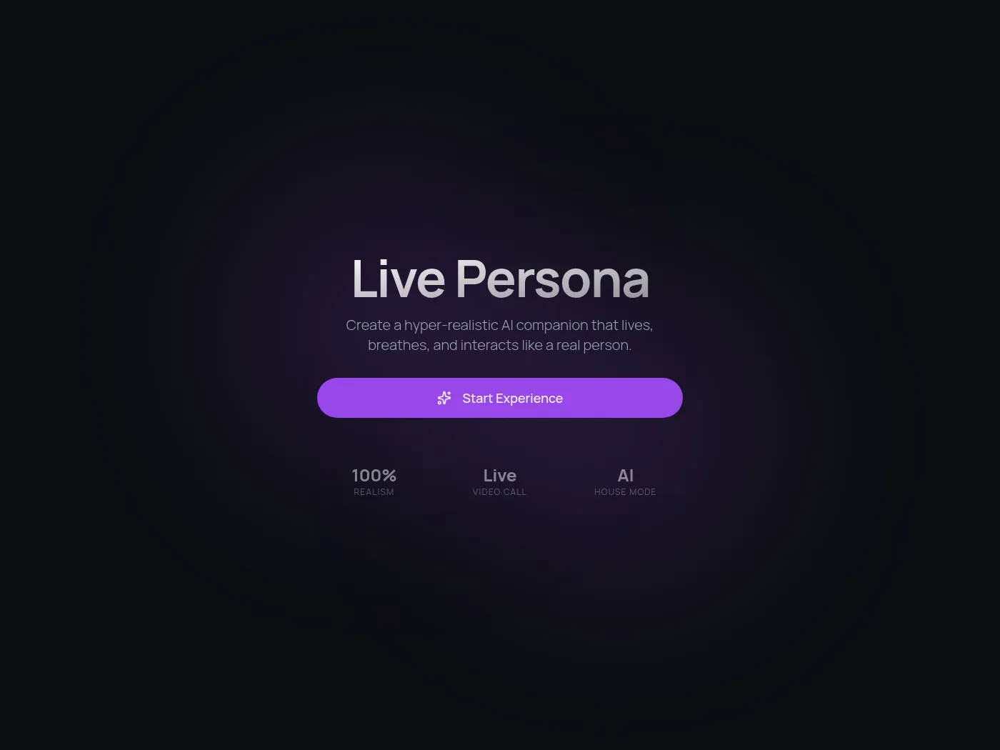 Live Persona AI Chat
