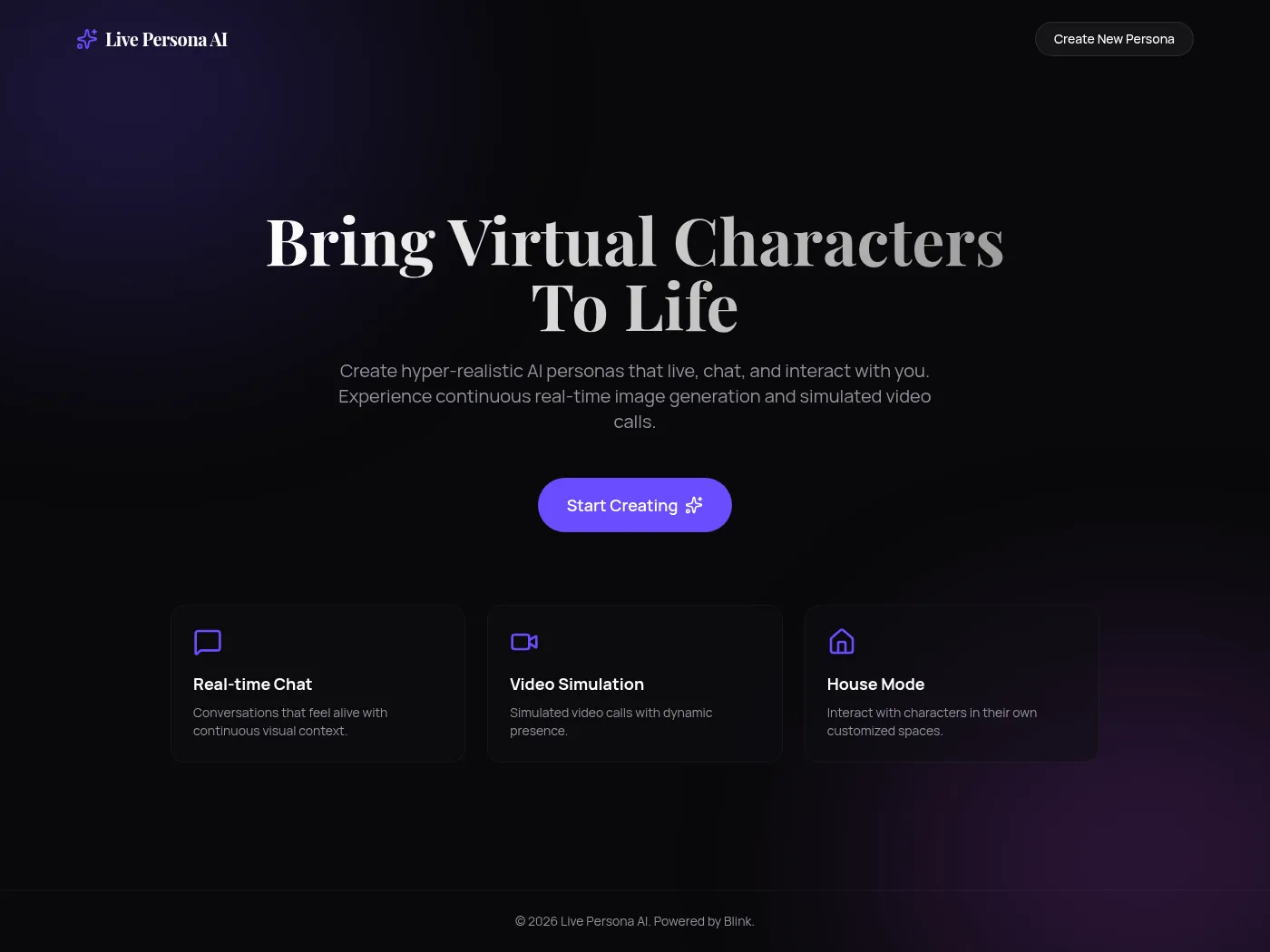 Live Persona AI Chat
