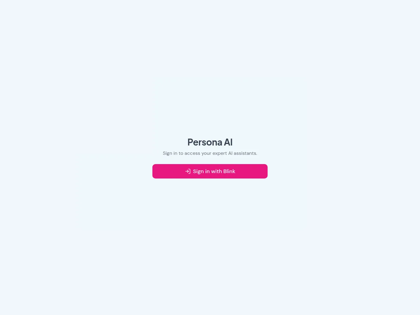 Persona AI Frontend