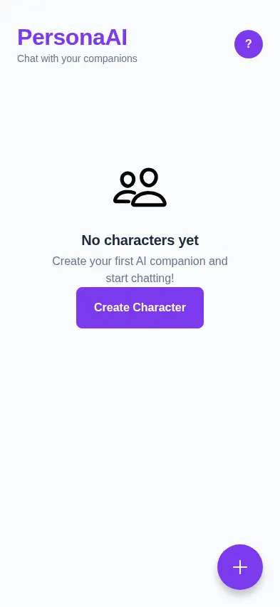 PersonaAI Chatbot
