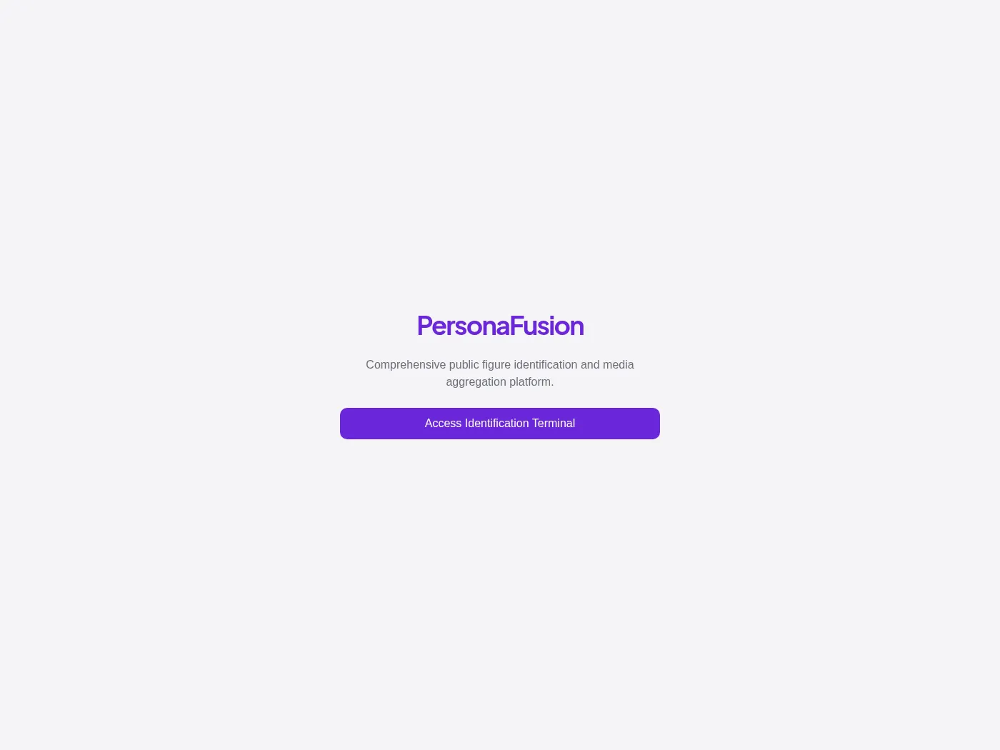 PersonaFusion Platform