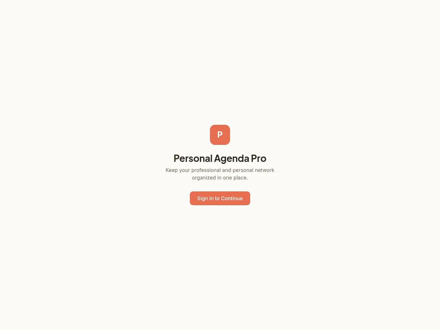 Personal Agenda Pro