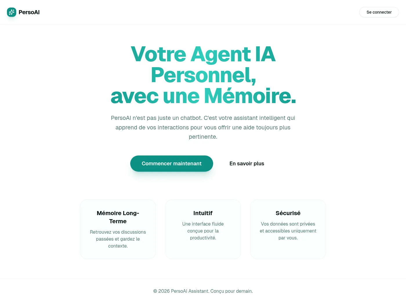 PersoAI Assistant