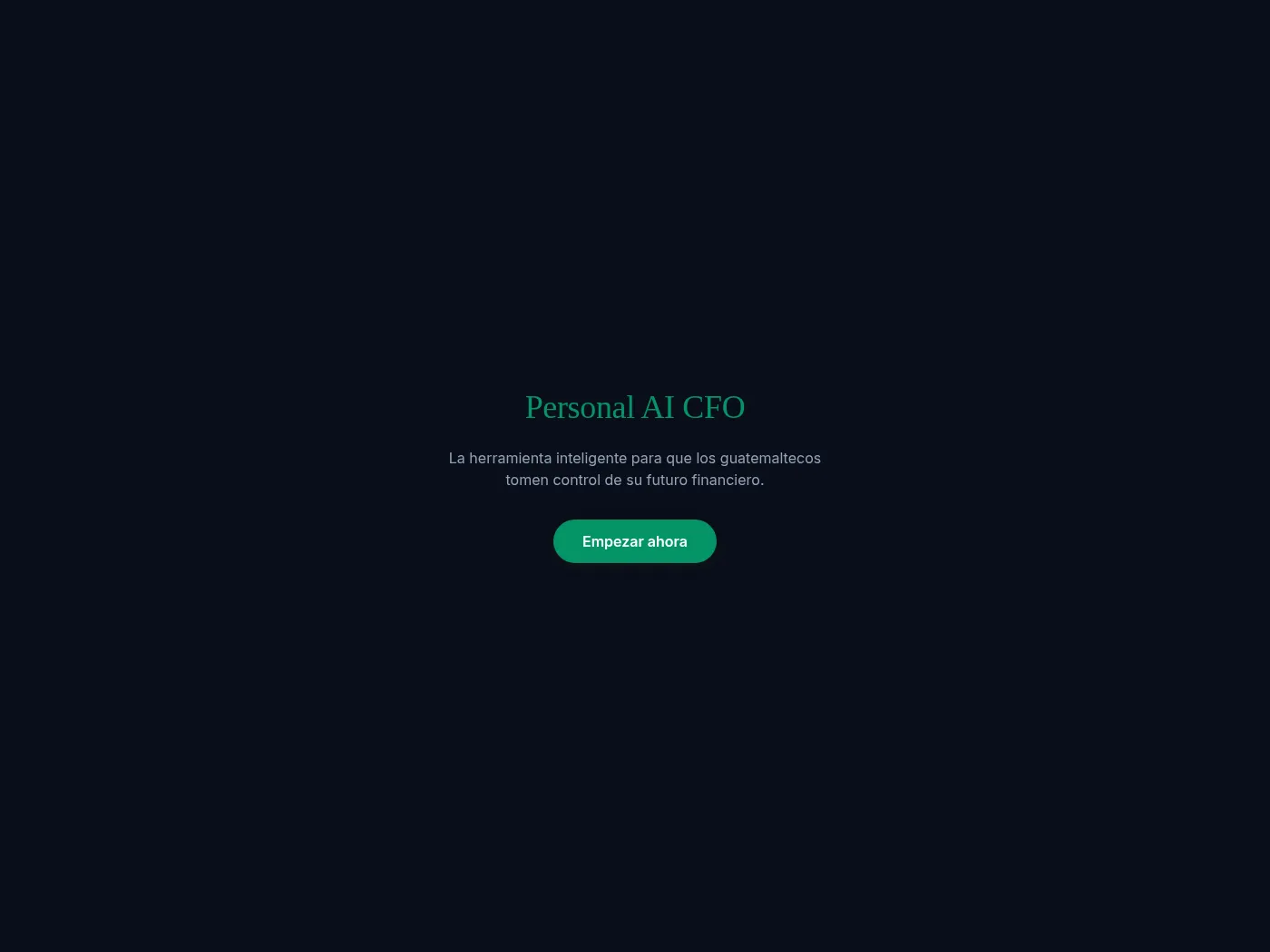 Personal AI CFO