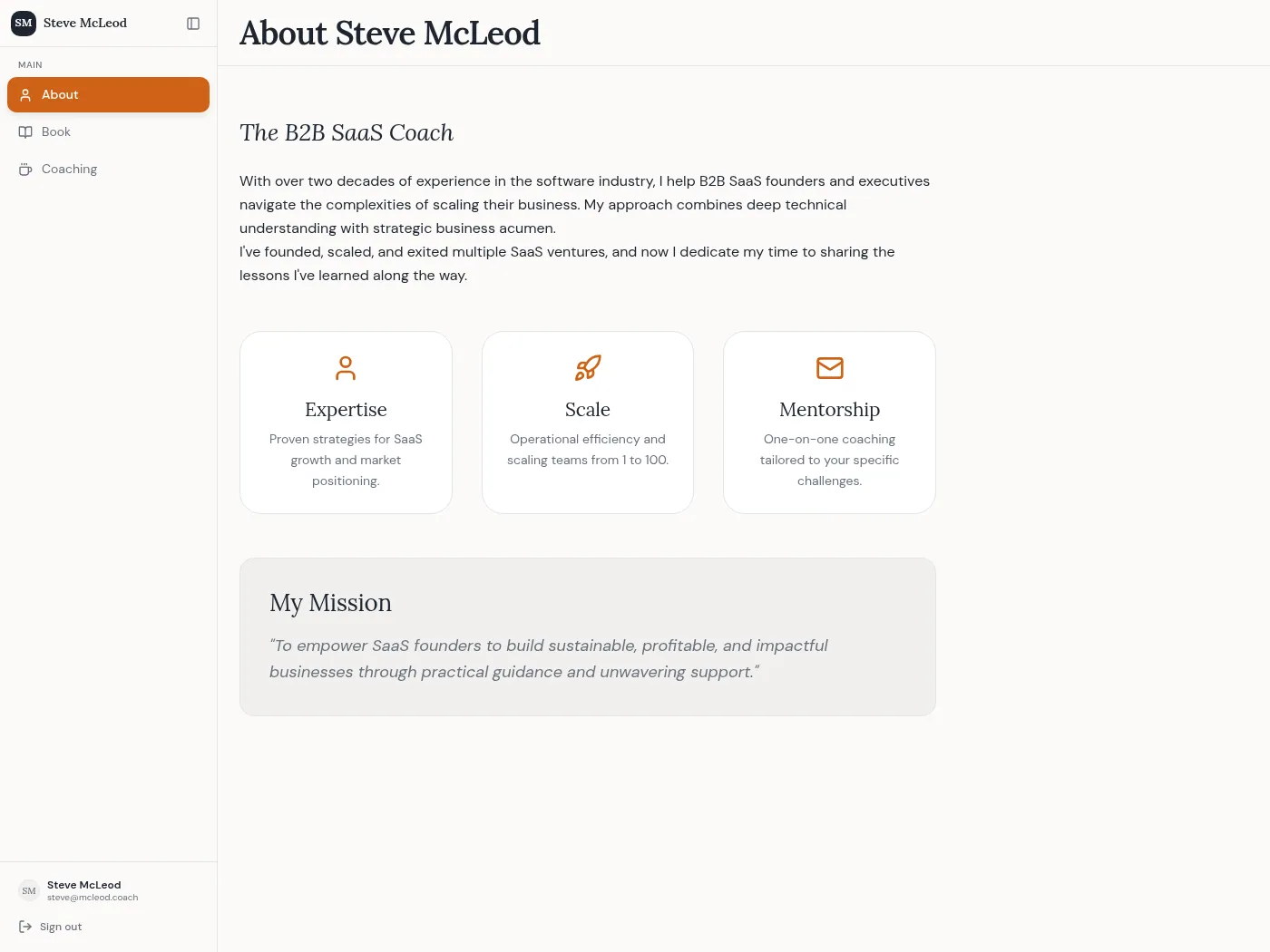 Personal Brand Pages