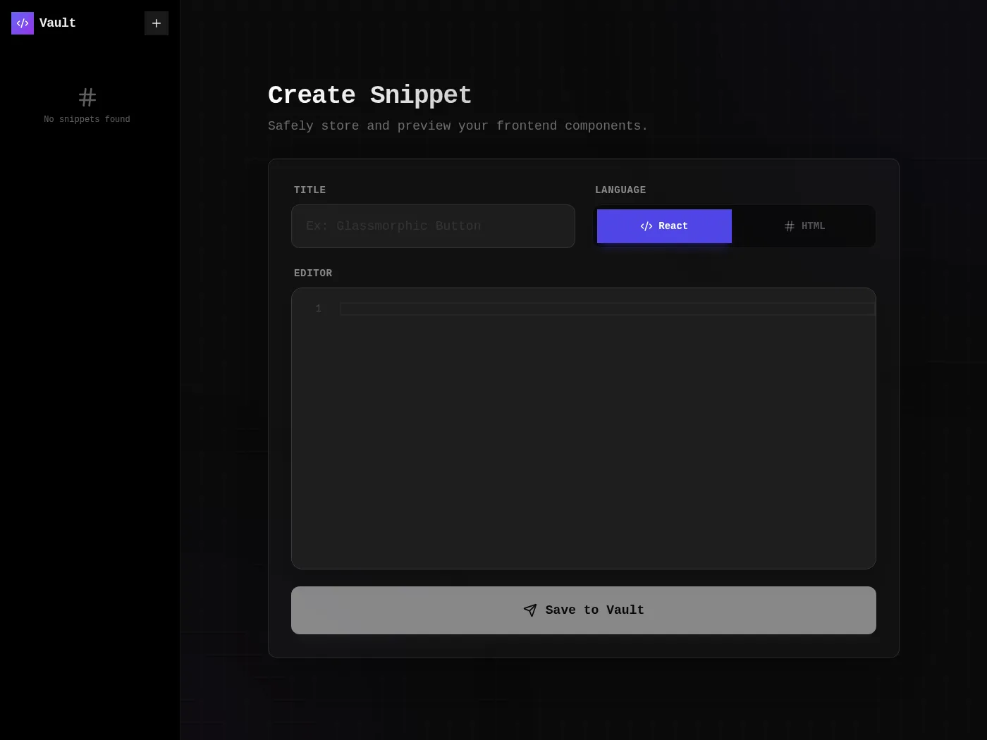 Personal Code Vault