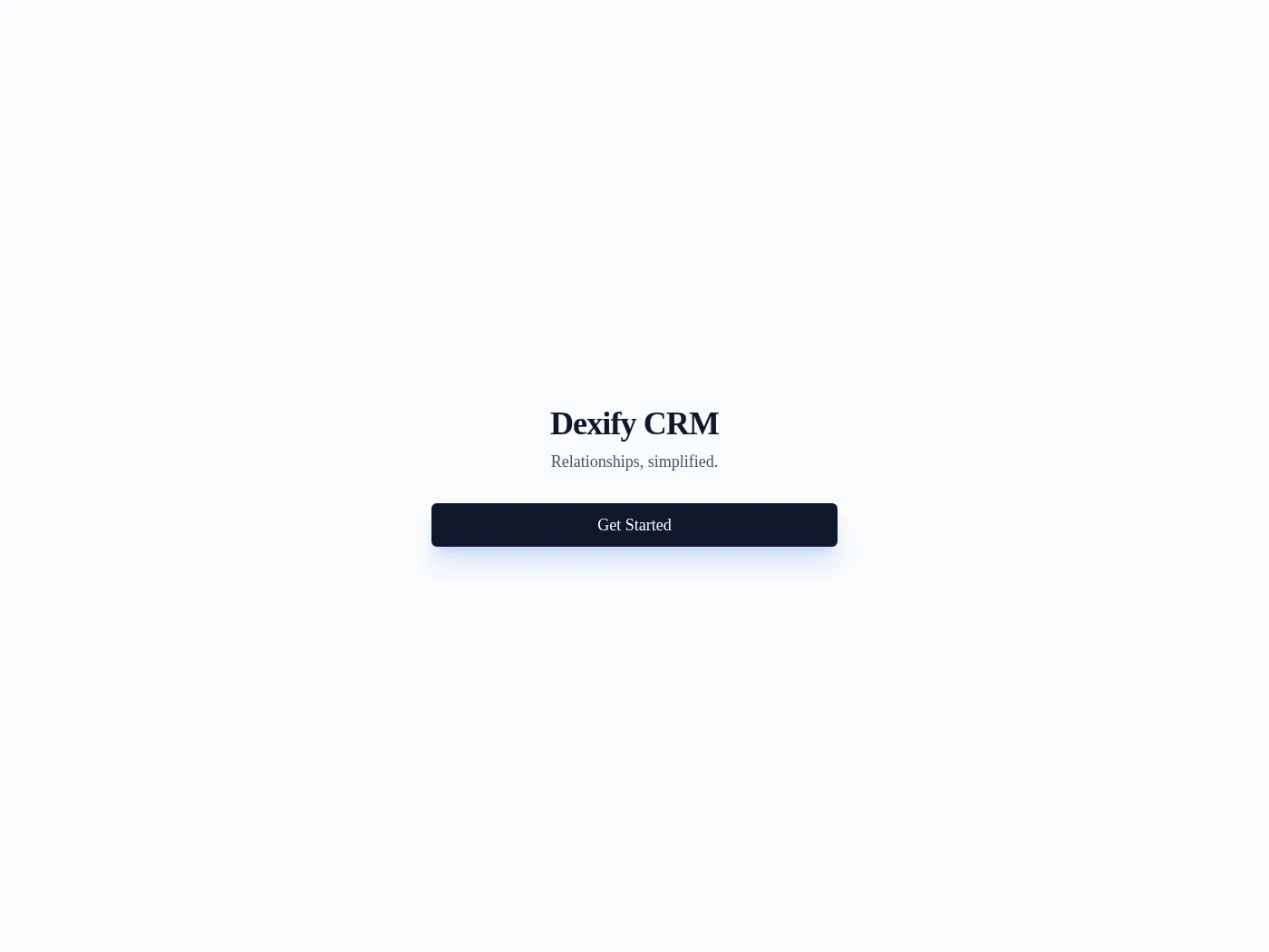 Dexify CRM