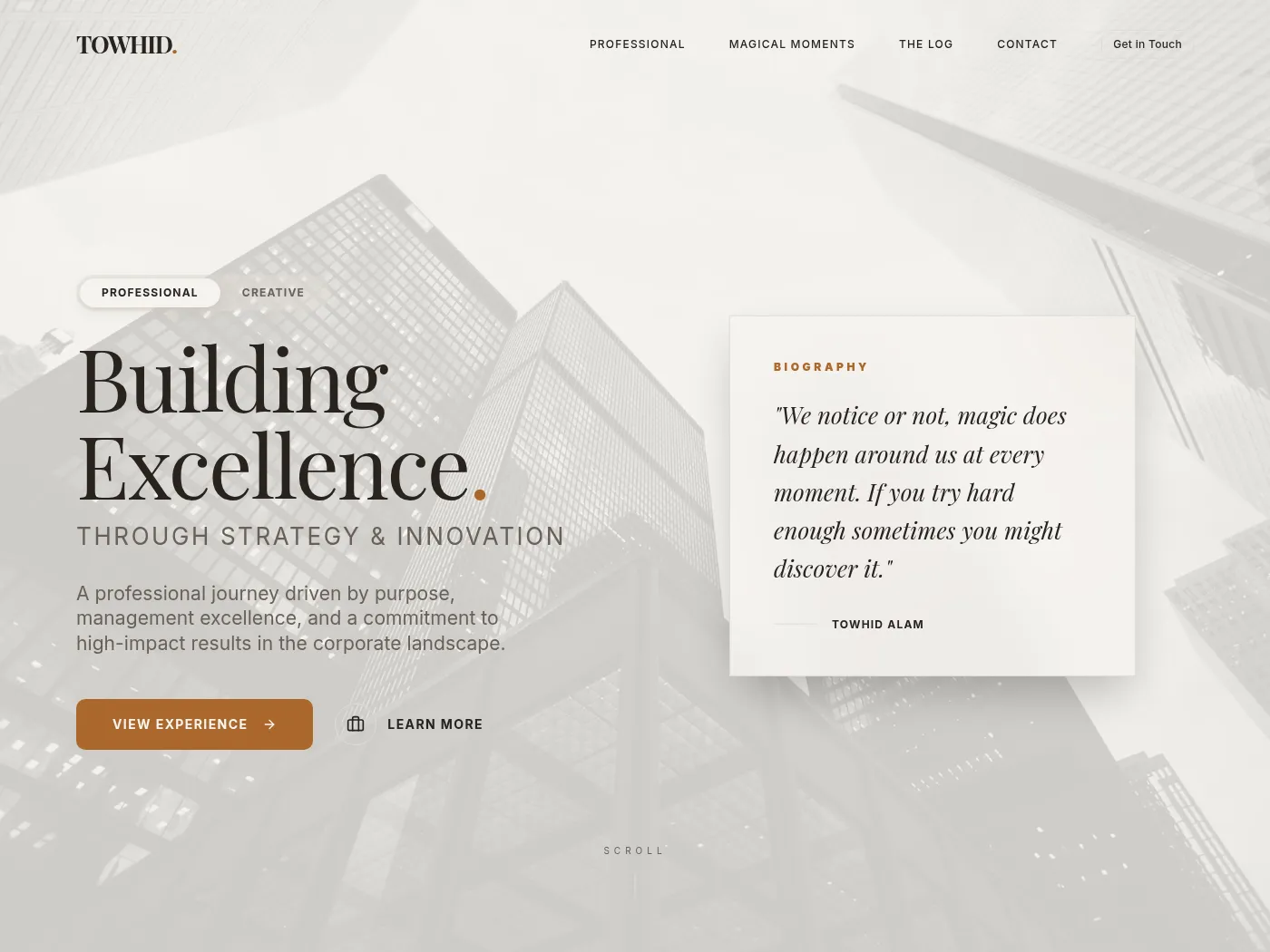 Towhid Personal Website