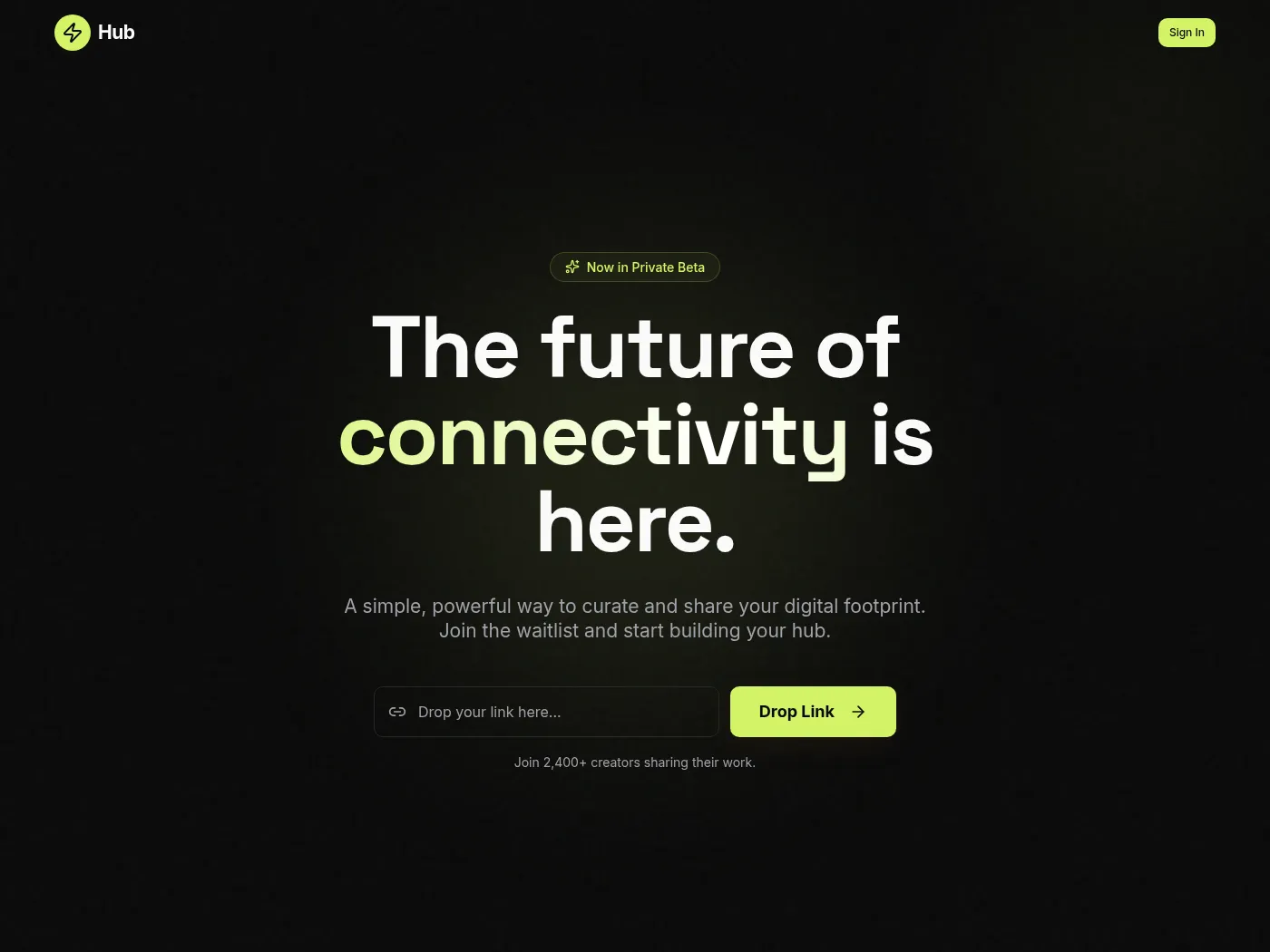 Personal Landing Page
