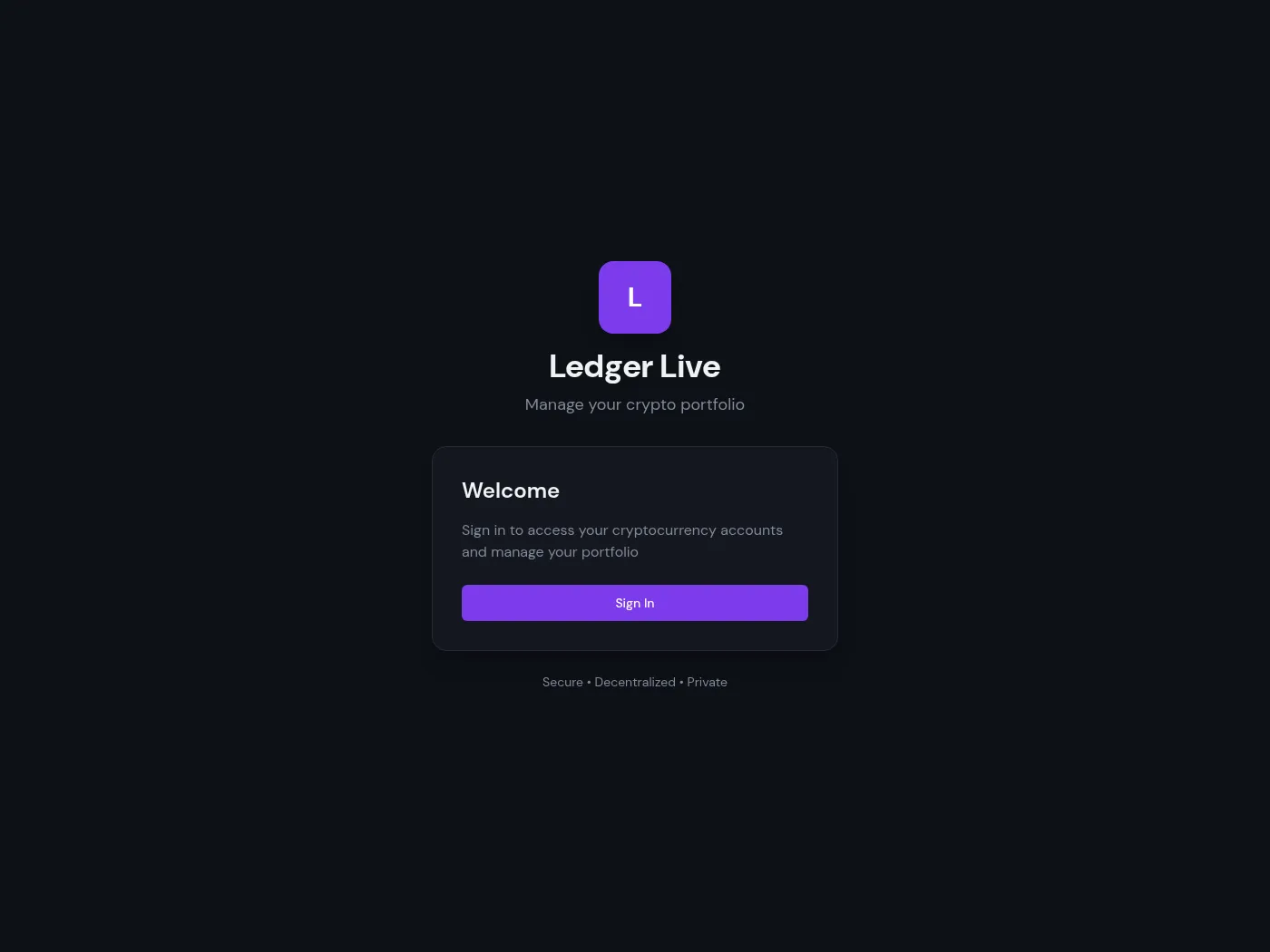 Personal Ledger Tracker