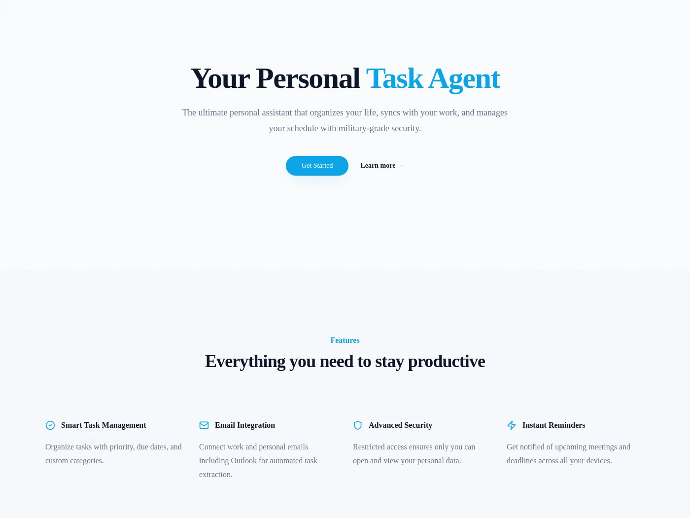 Personal Task Agent