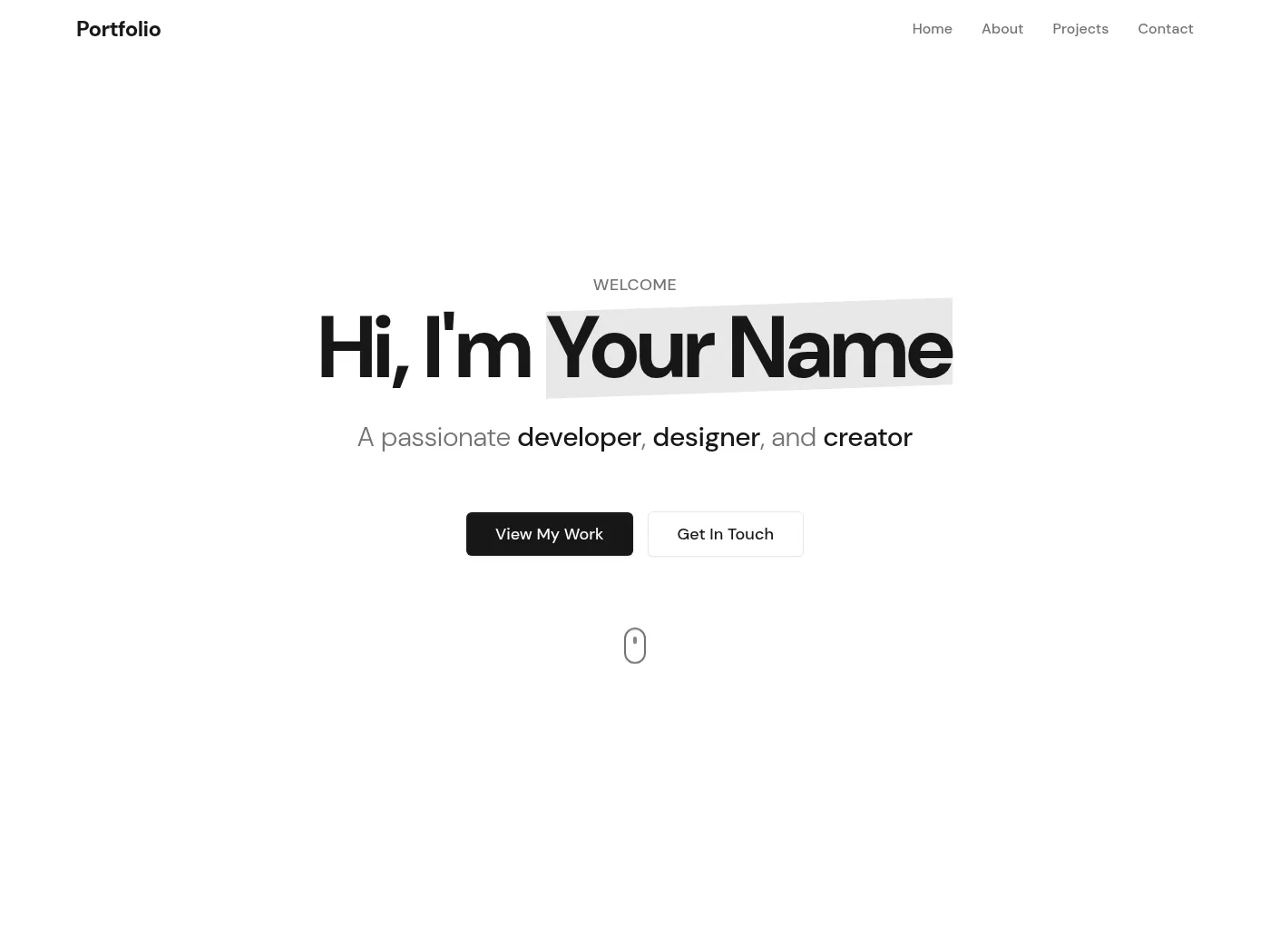My Personal Website