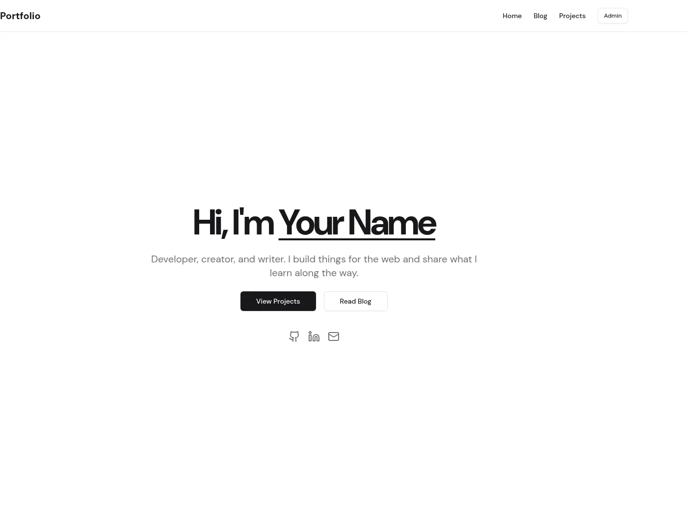 My Portfolio Hub