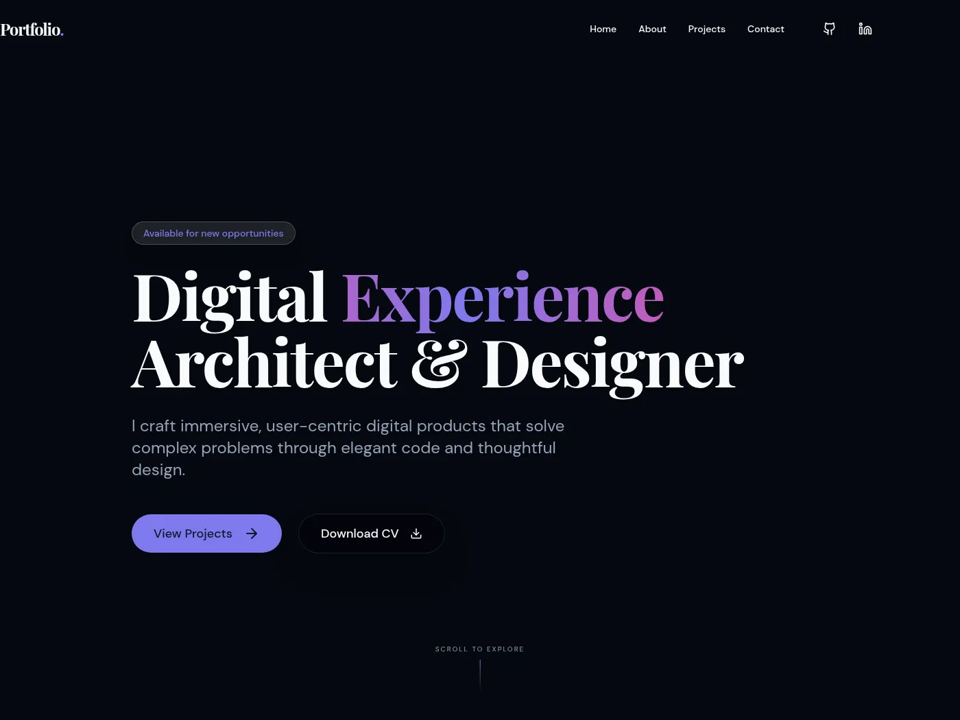 Personal Portfolio Site