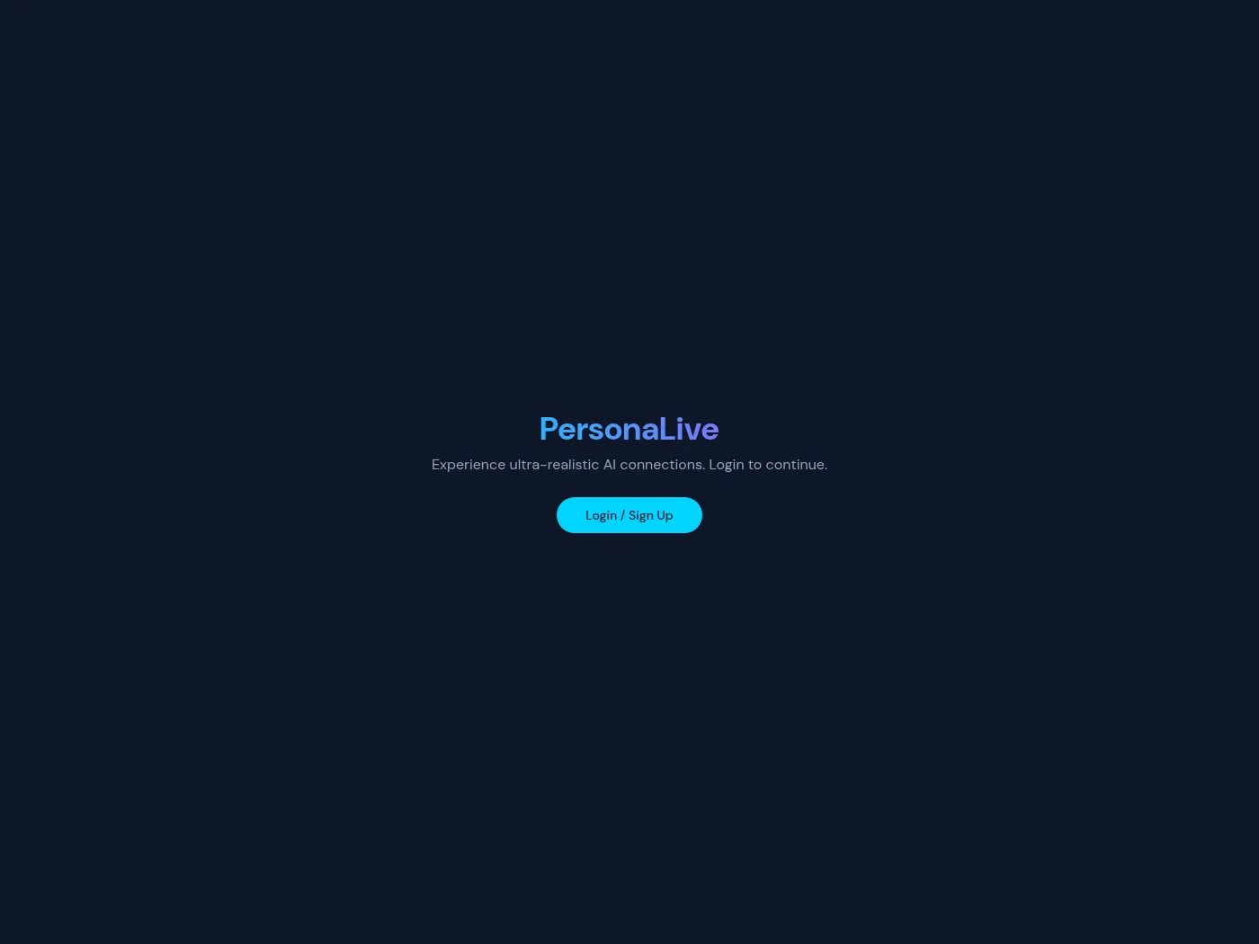 PersonaLive AI Chatroom