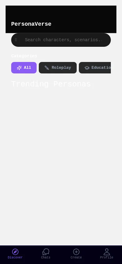 PersonaVerse AI Chat
