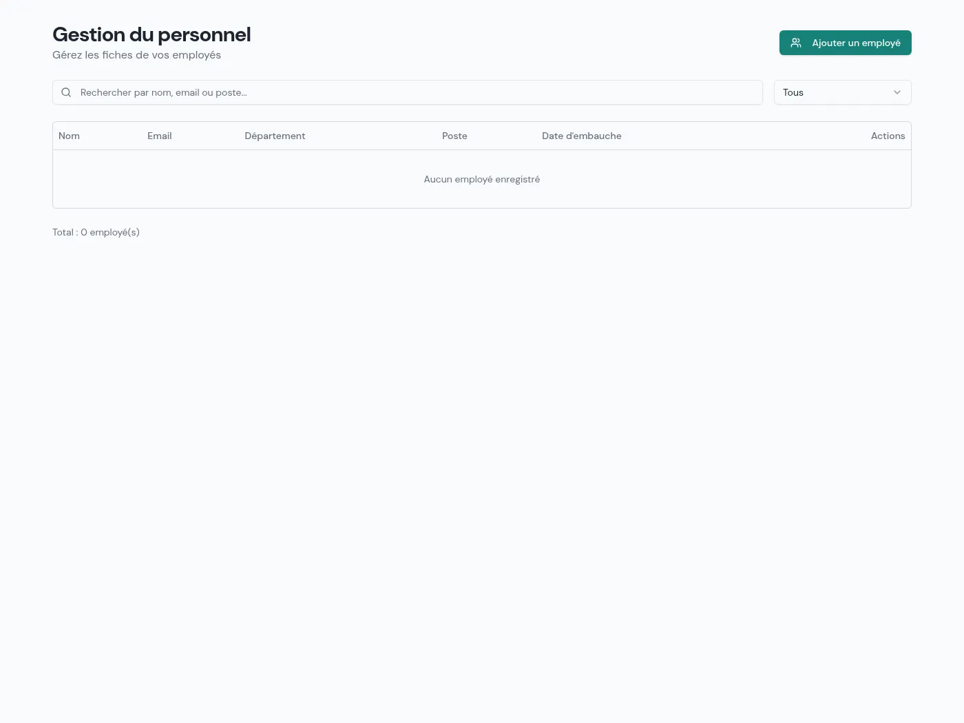 Personnel Manager
