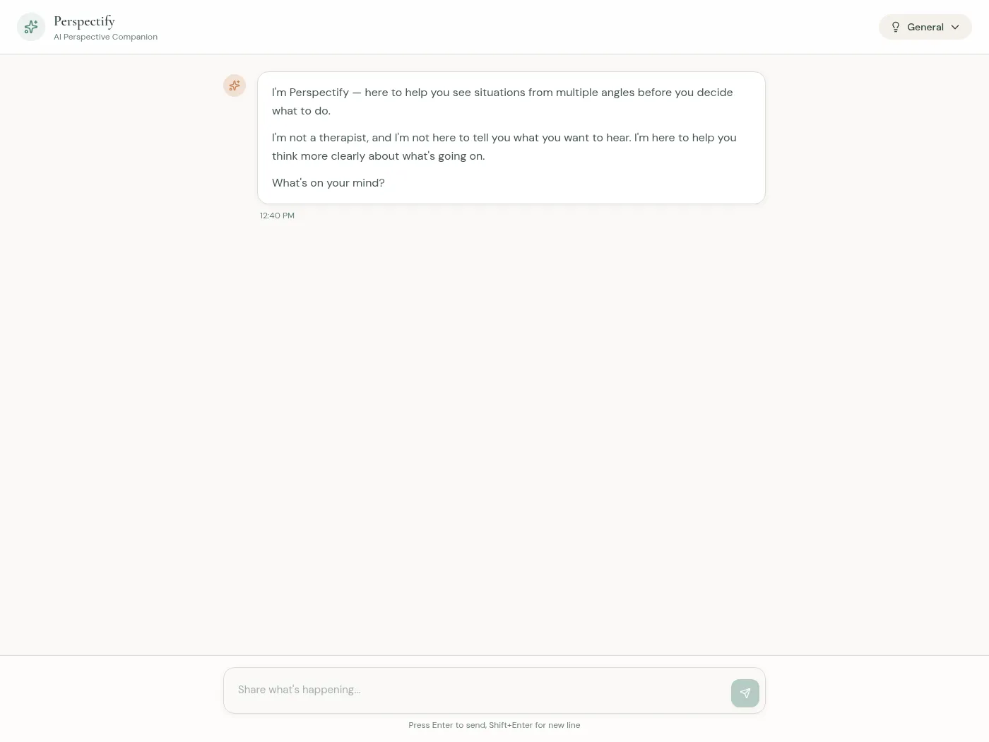 Perspectify AI Companion