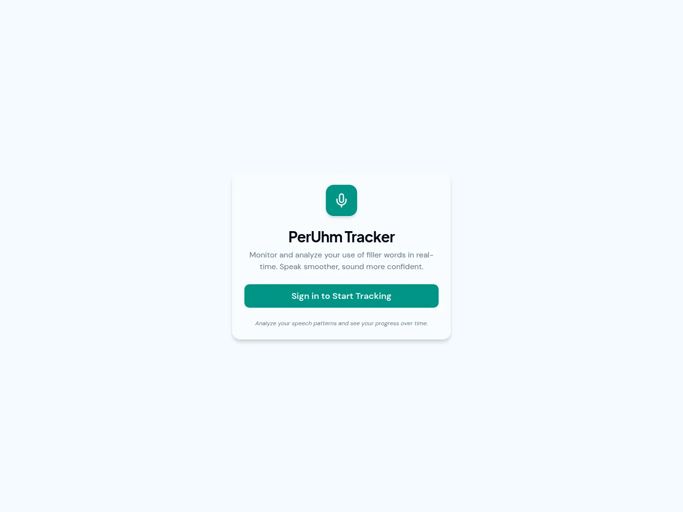 PerUhm Tracker