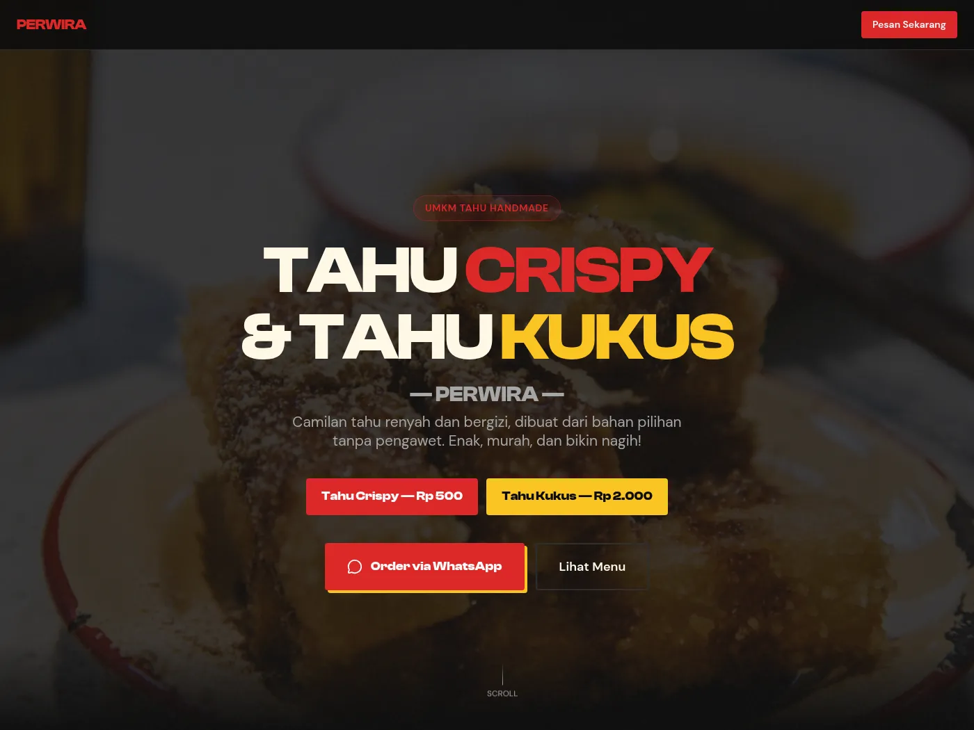 Perwira UMKM Landing Page