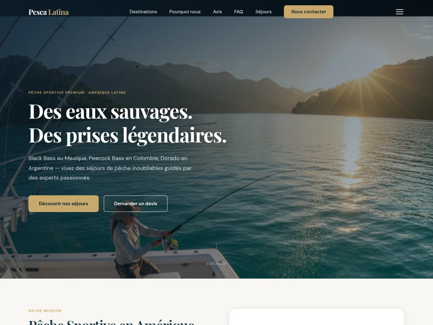 Pesca Latina Premium Theme
