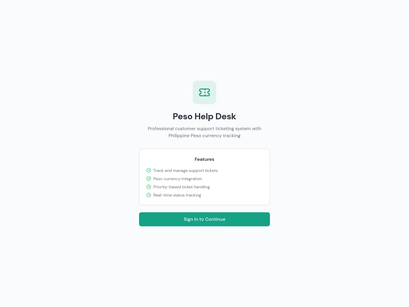 Peso Help Desk