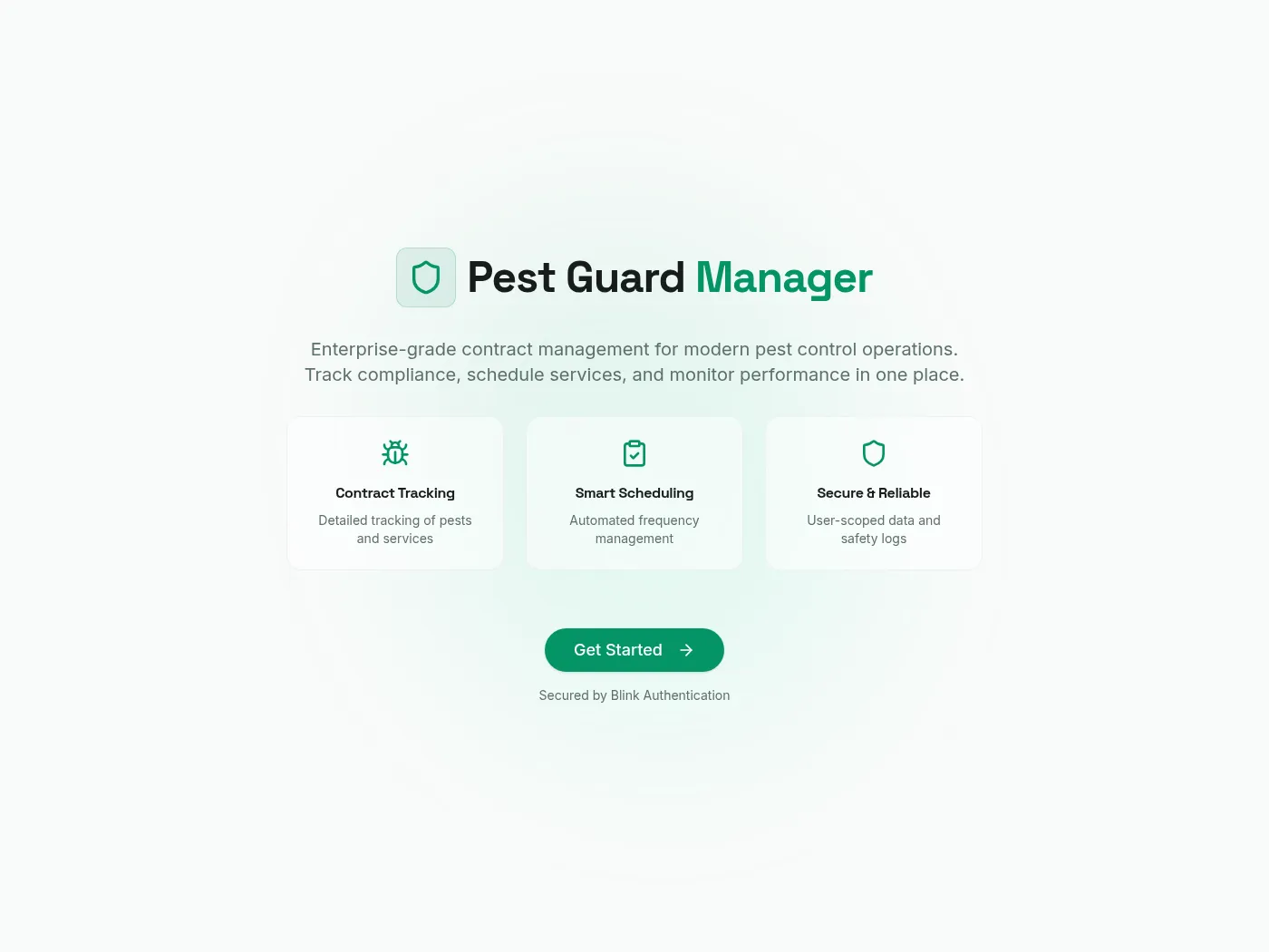 Pest Contract Manager