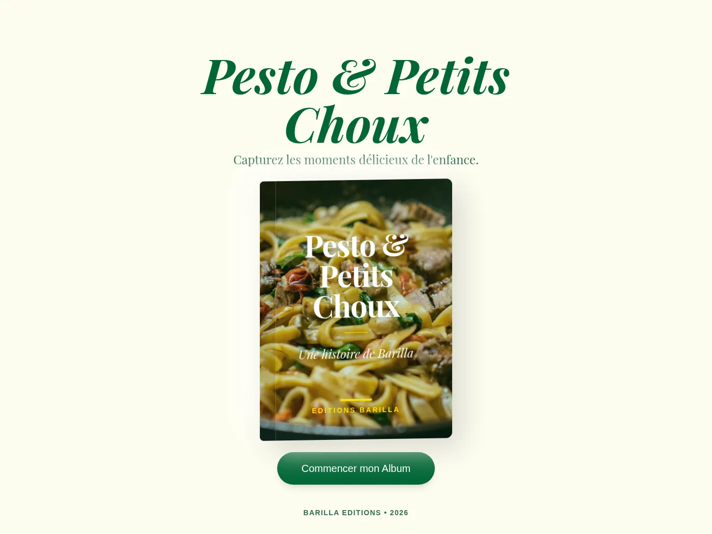 French Pesto Kids Photobook