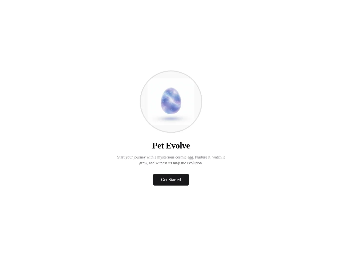 Pet Evolution App