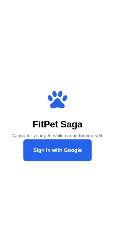 Pet Fitness Game