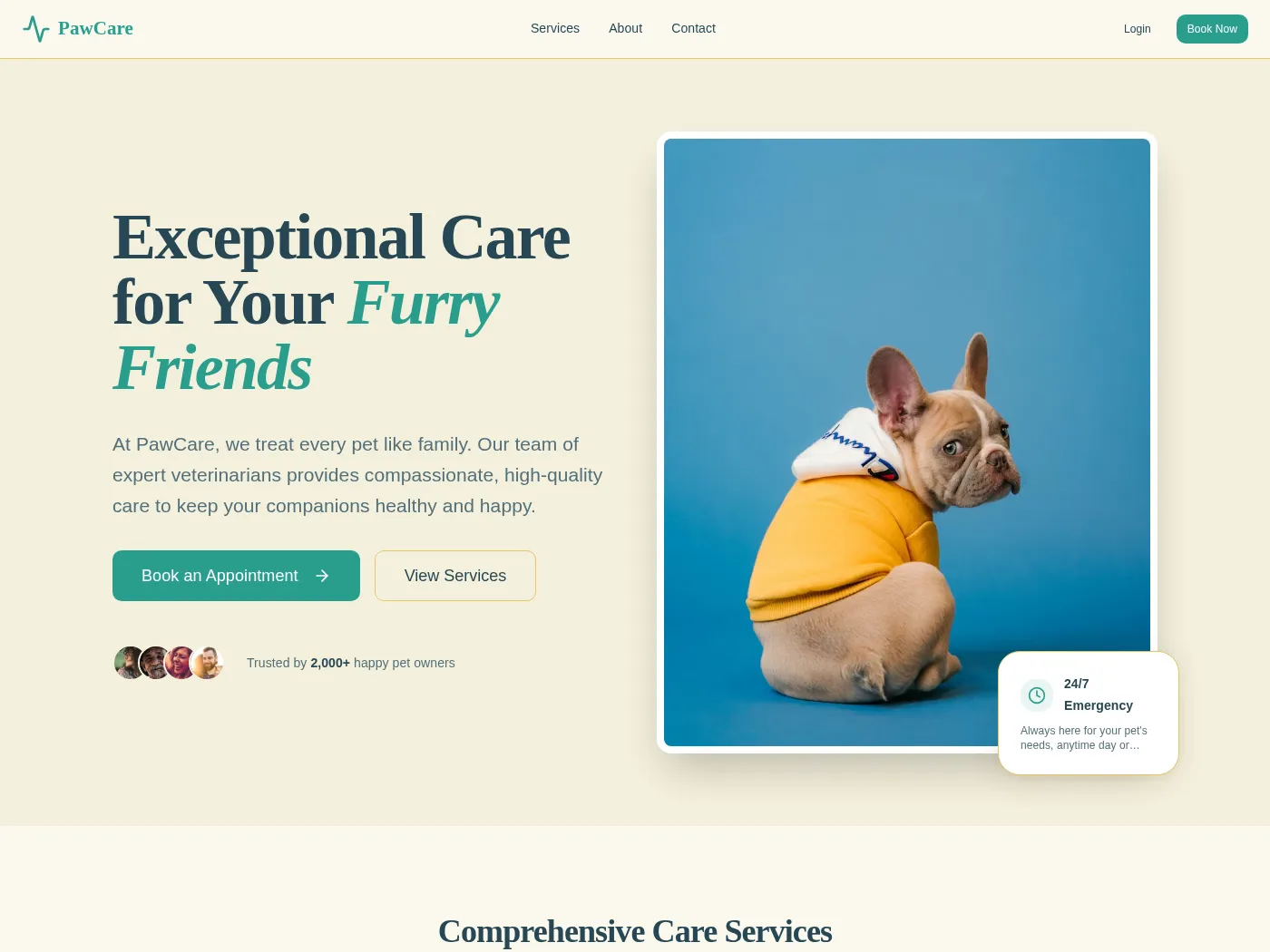 Pet Hospital Portal