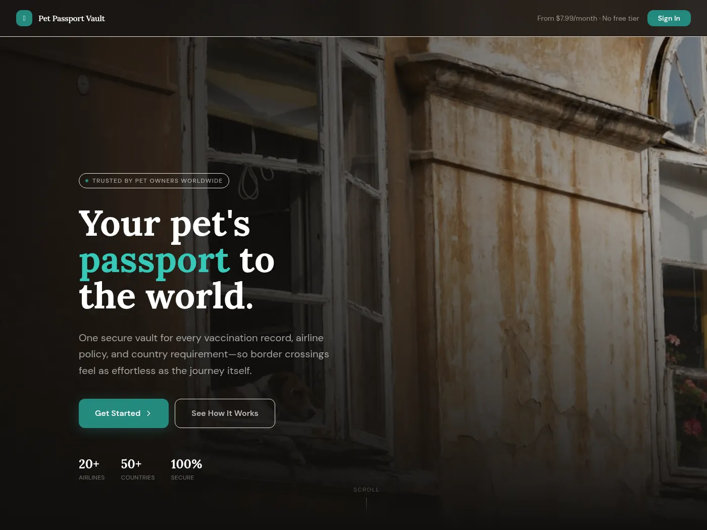 Pet Passport Vault