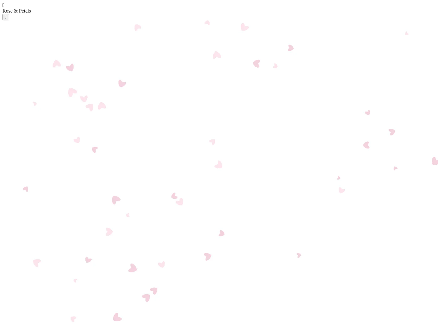 Petal Love Letter Site