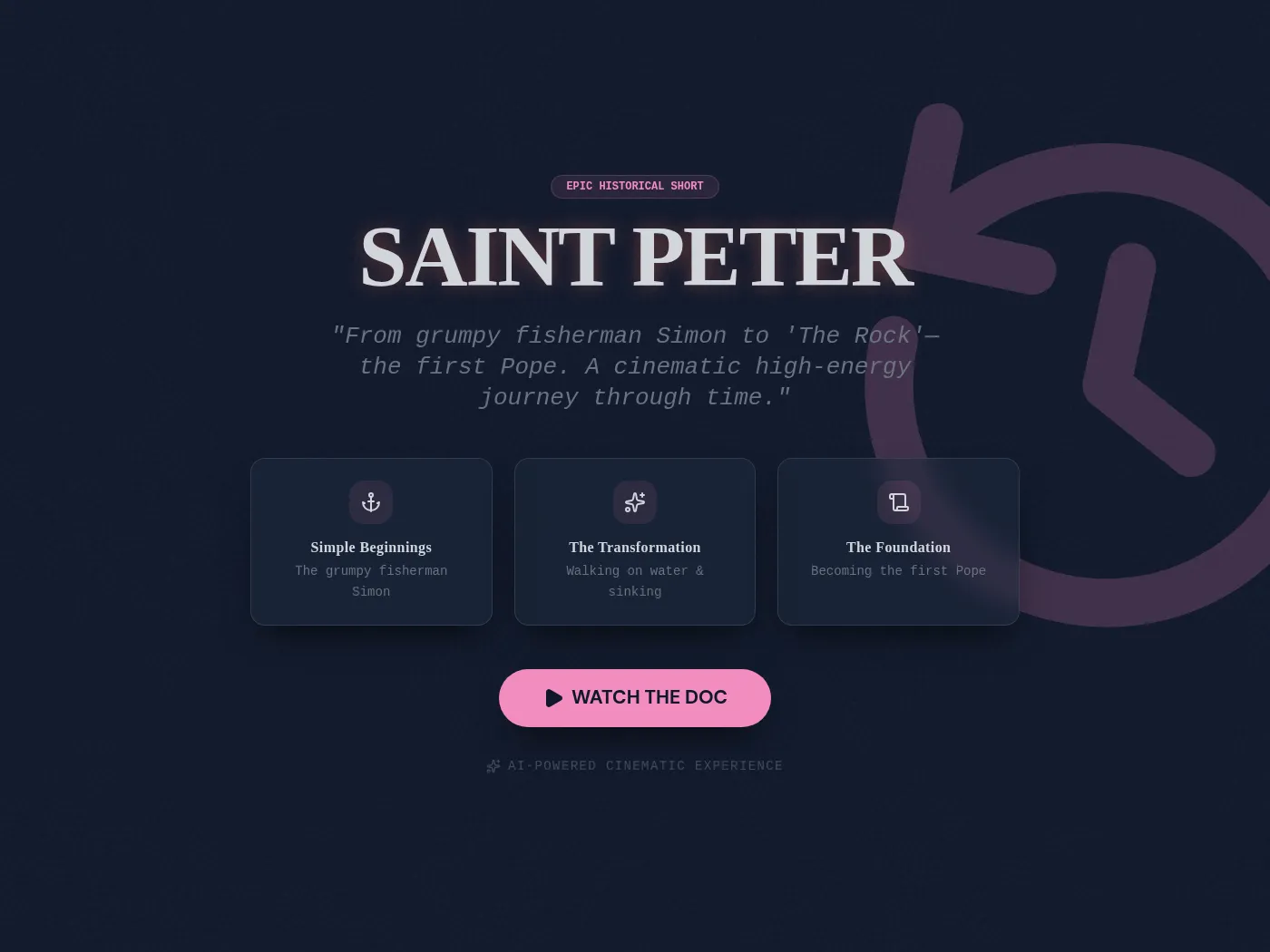 Saint Peter Short Doc