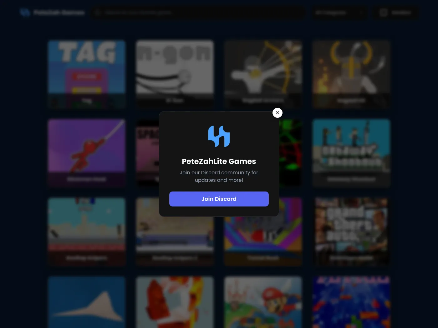 PeteZah Games Portal
