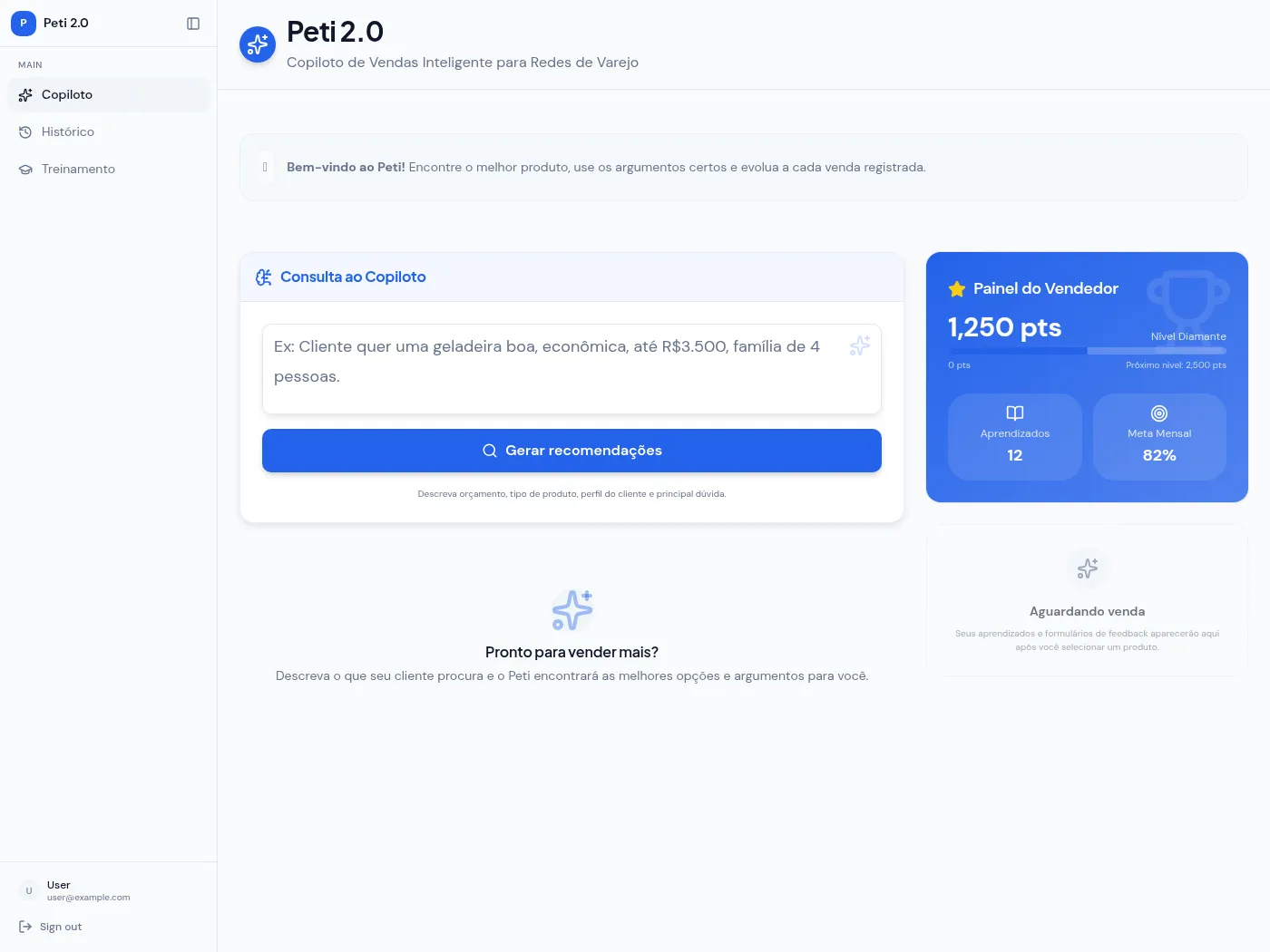 Peti 2.0 Sales Copilot
