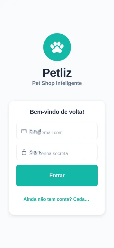 Petliz – Pet Shop Inteligente