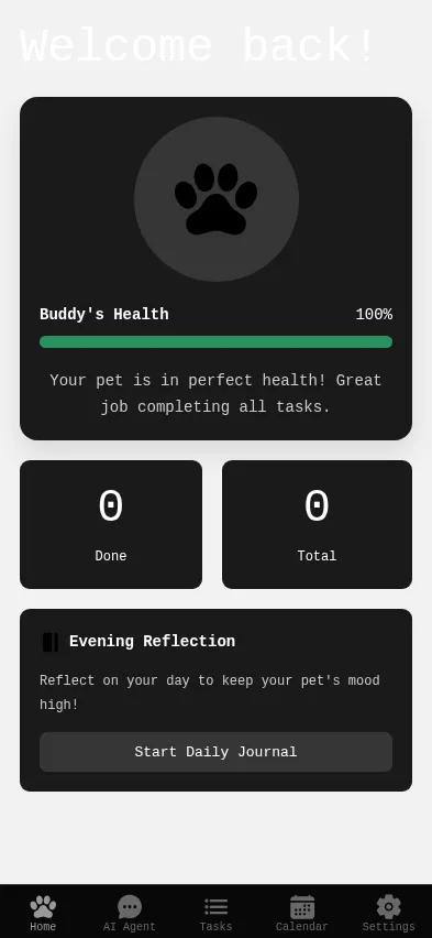 PetTask Productivity App