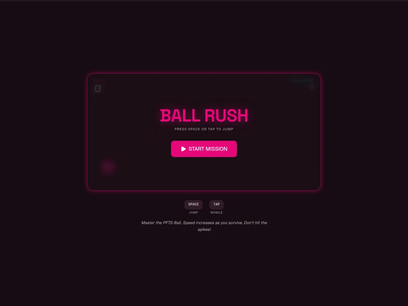 PFTS Ball Rush