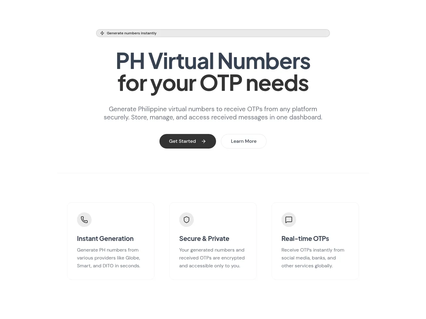 PH Virtual Number Hub
