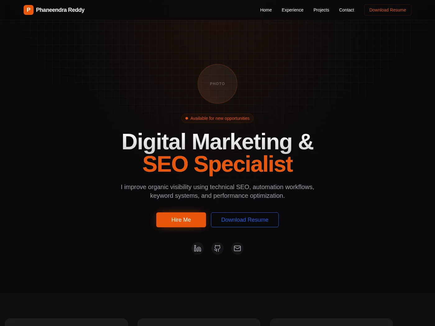 Phaneendra SEO Portfolio