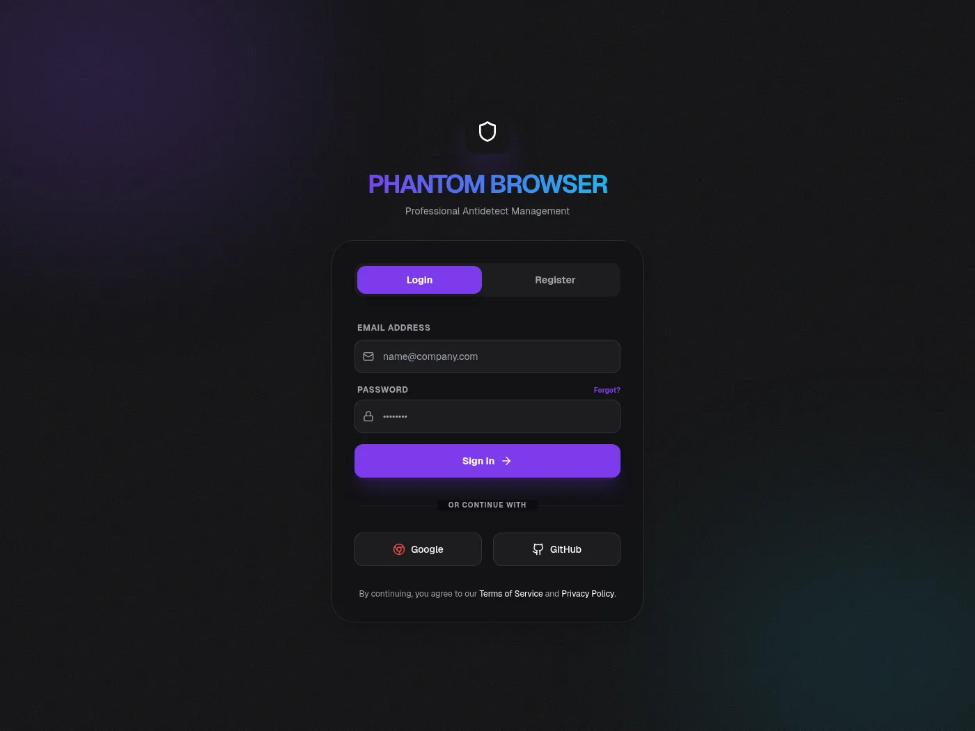 Phantom Antidetect Browser