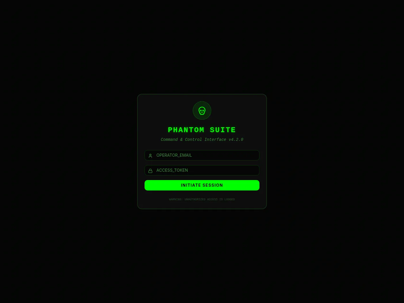 Phantom Botnet Control Suite