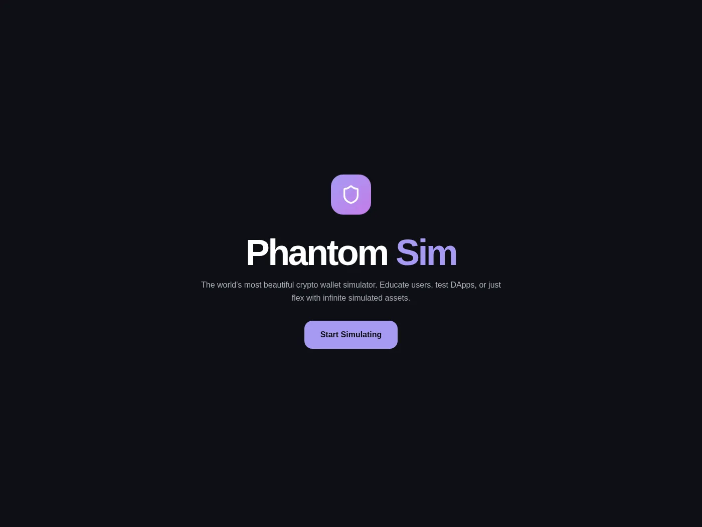 Phantom Wallet Sim