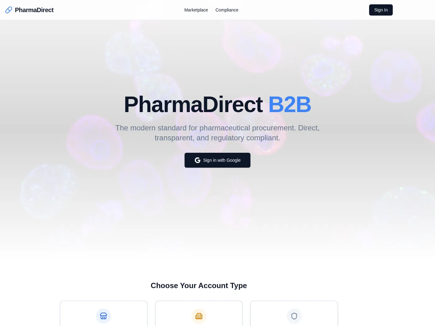 PharmaDirect B2B Platform