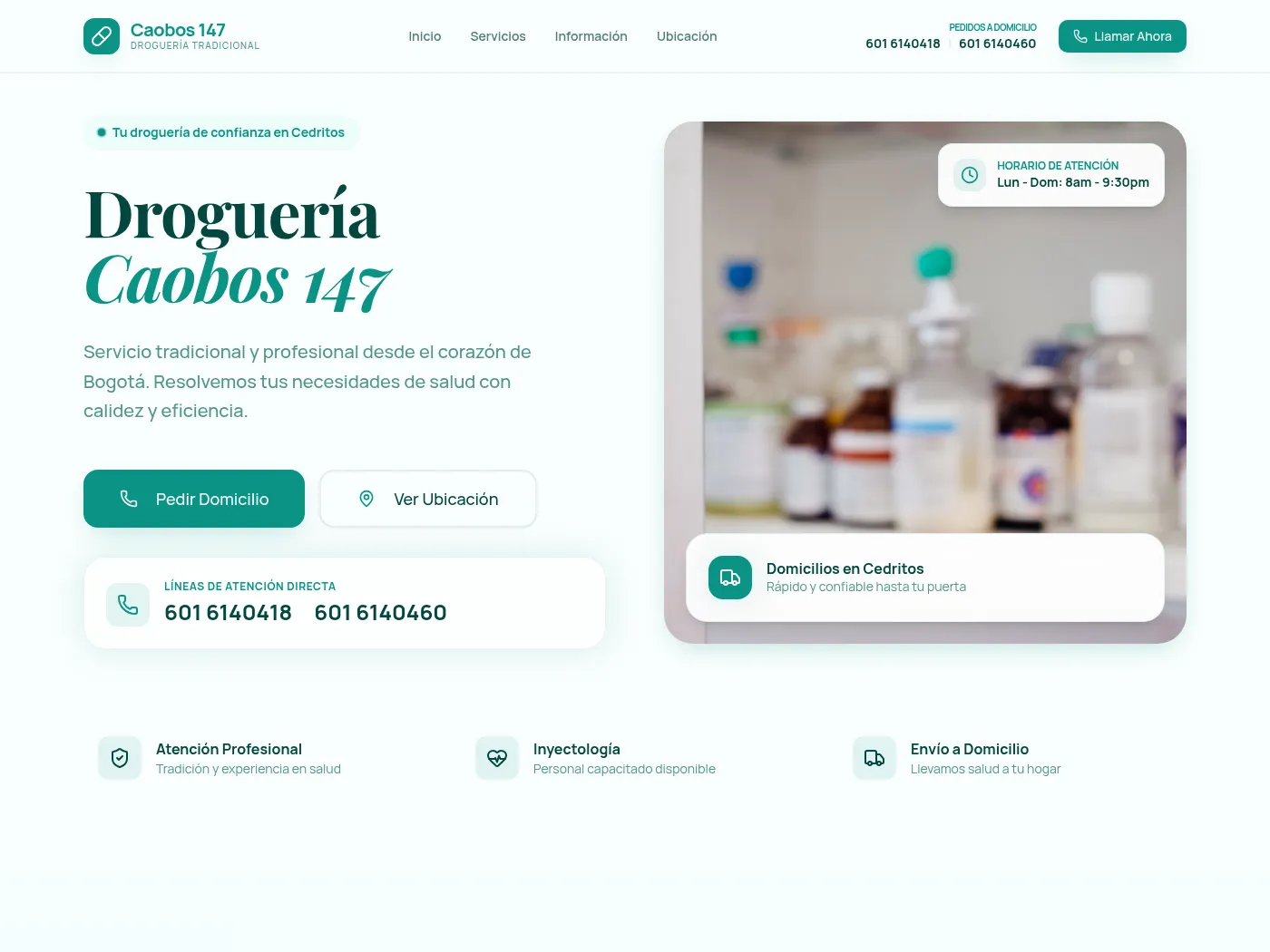 Pharma Landing Page