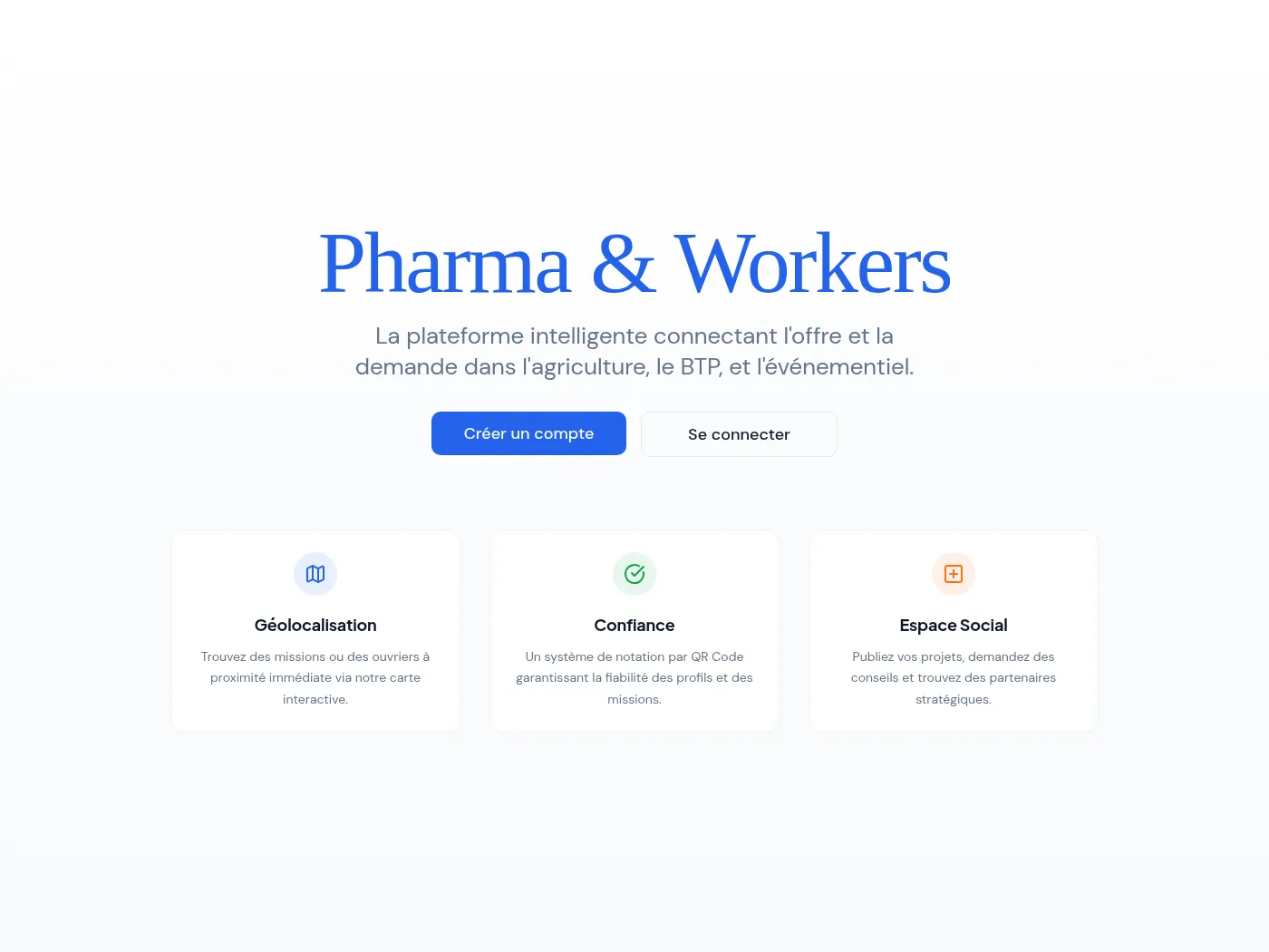PharmaWorkers Platform