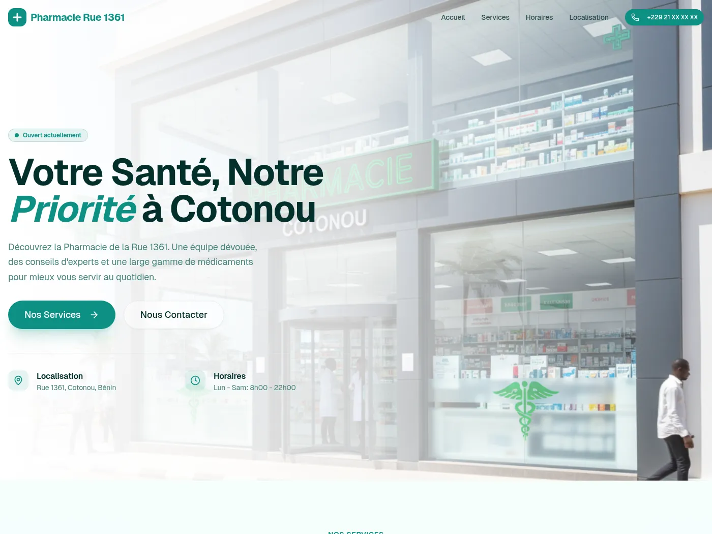 Pharmacie Cotonou Site