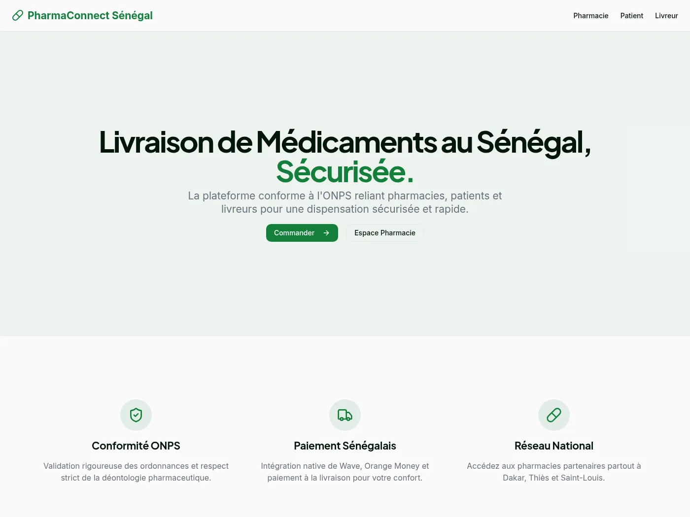 PharmaConnect Sénégal