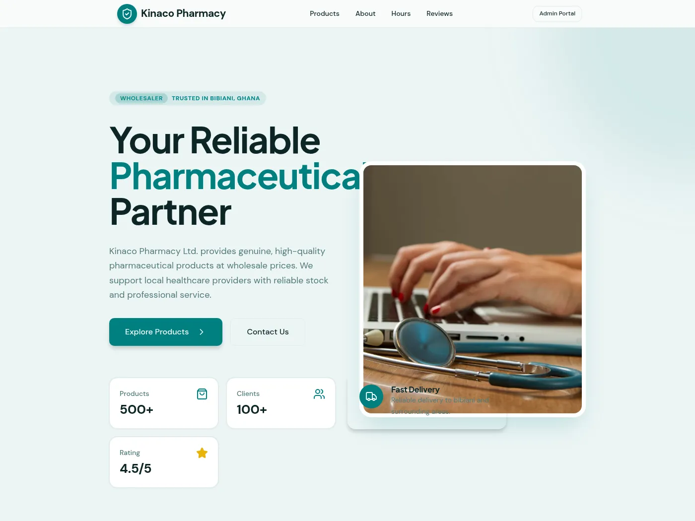 Kinaco Pharmacy Portal